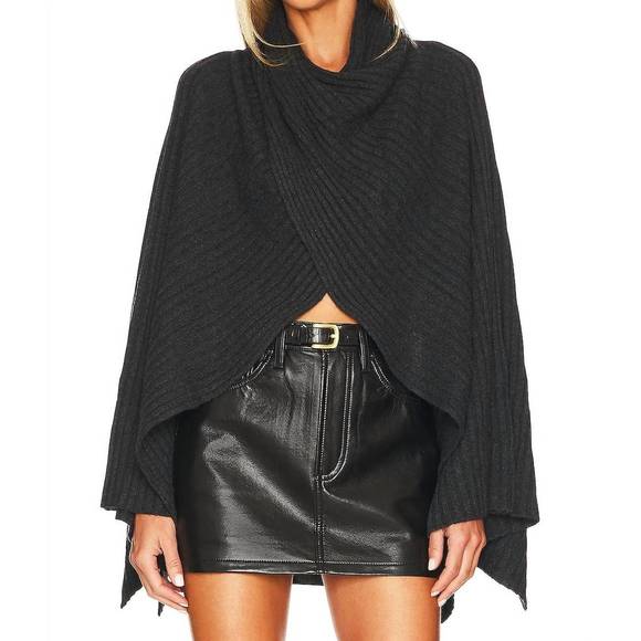 Autumn Cashmere | Jackets & Coats | New Autumn Cashmere Hybrid Rib Cape ...
